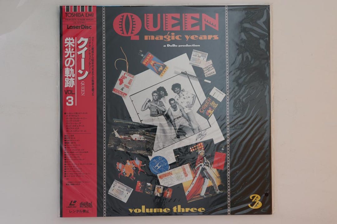 Laserdisc Queen Magic Years Volume Three TOLW3274 Picture Music Japan ...