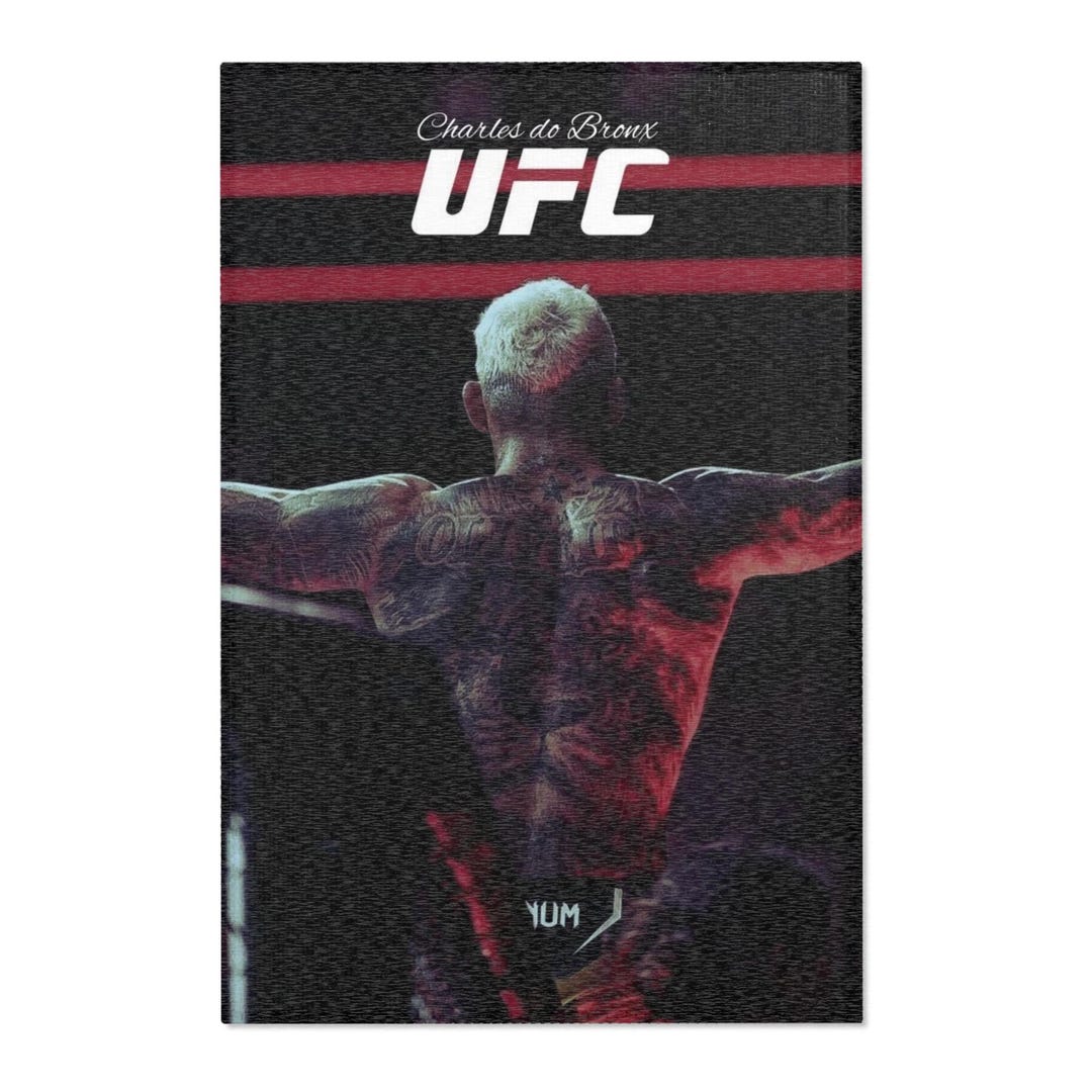Charles "do Bronx" Olivera UFC Area Rug, Sports Decor, Man Cave ...