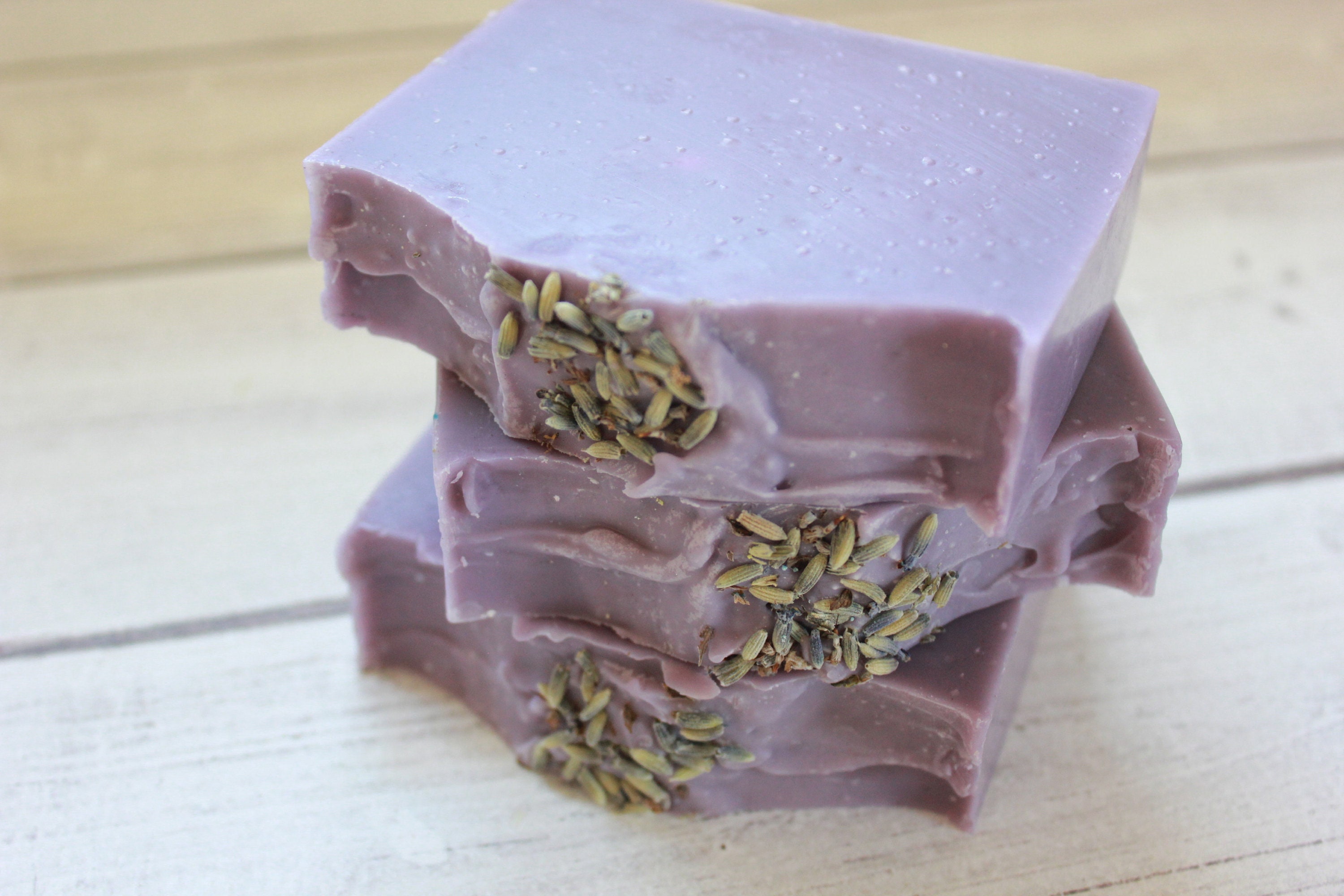Lavender Silk Soap Handmade Cold Process Floral Soap Lavender Soap ...
