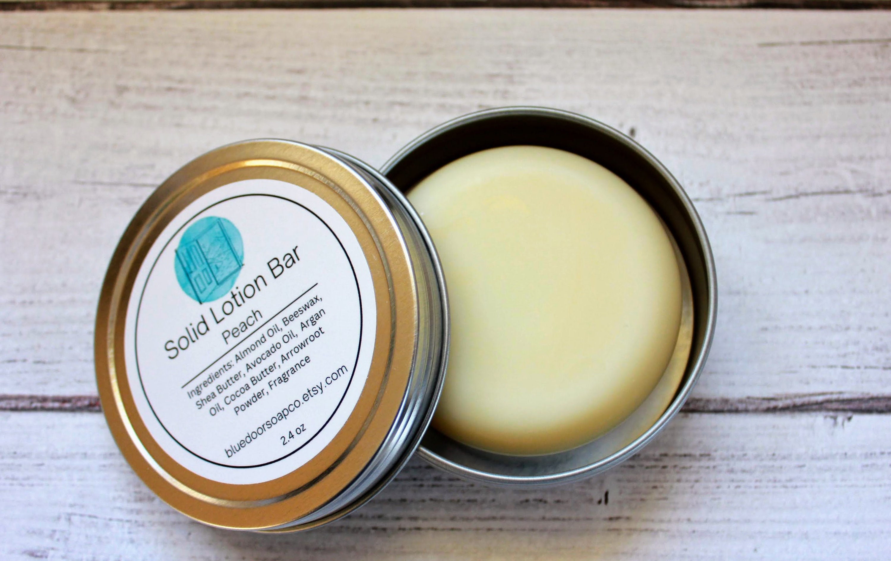 Body Butter Bar - Solid Lotion Bar - 2.4 Oz Body Butter Bar With Travel ...