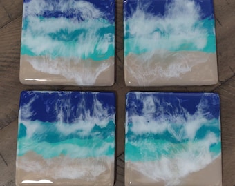 Beach House Coasters - Etsy