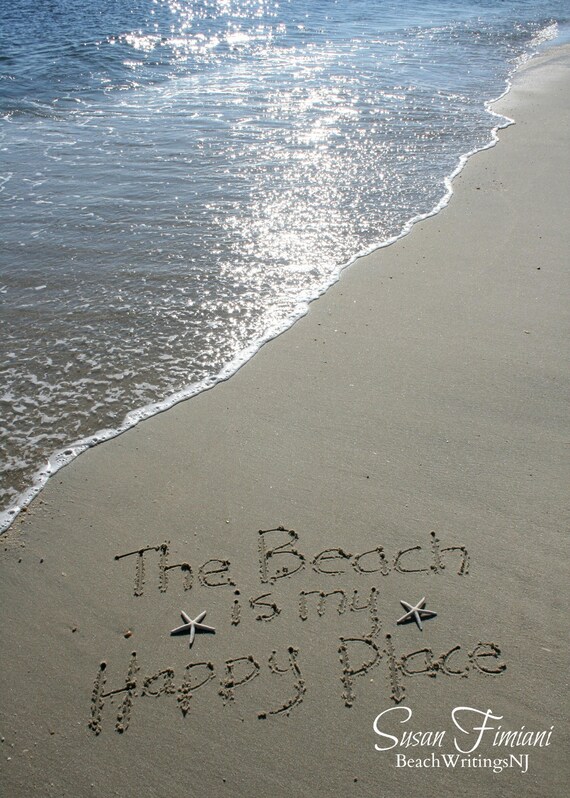 Beach Sand Writing
