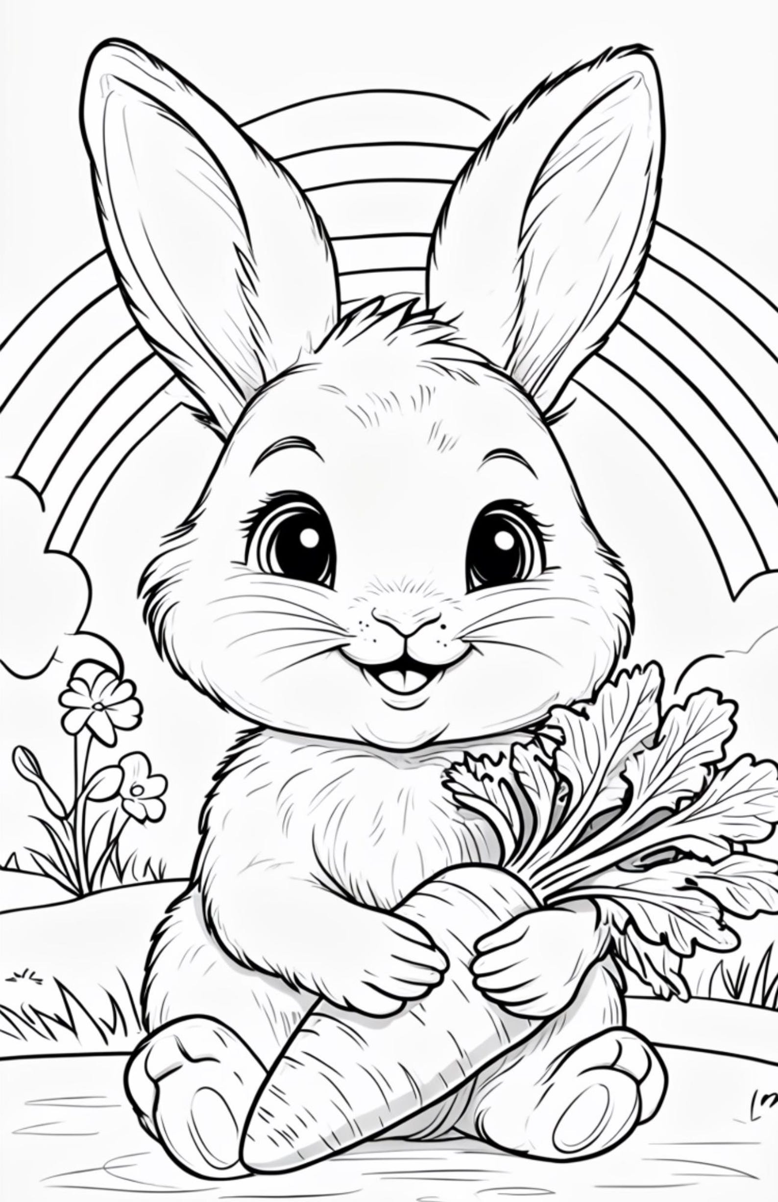 Bunny Tales and Easter Trails Coloring Sheets - Digital - Etsy
