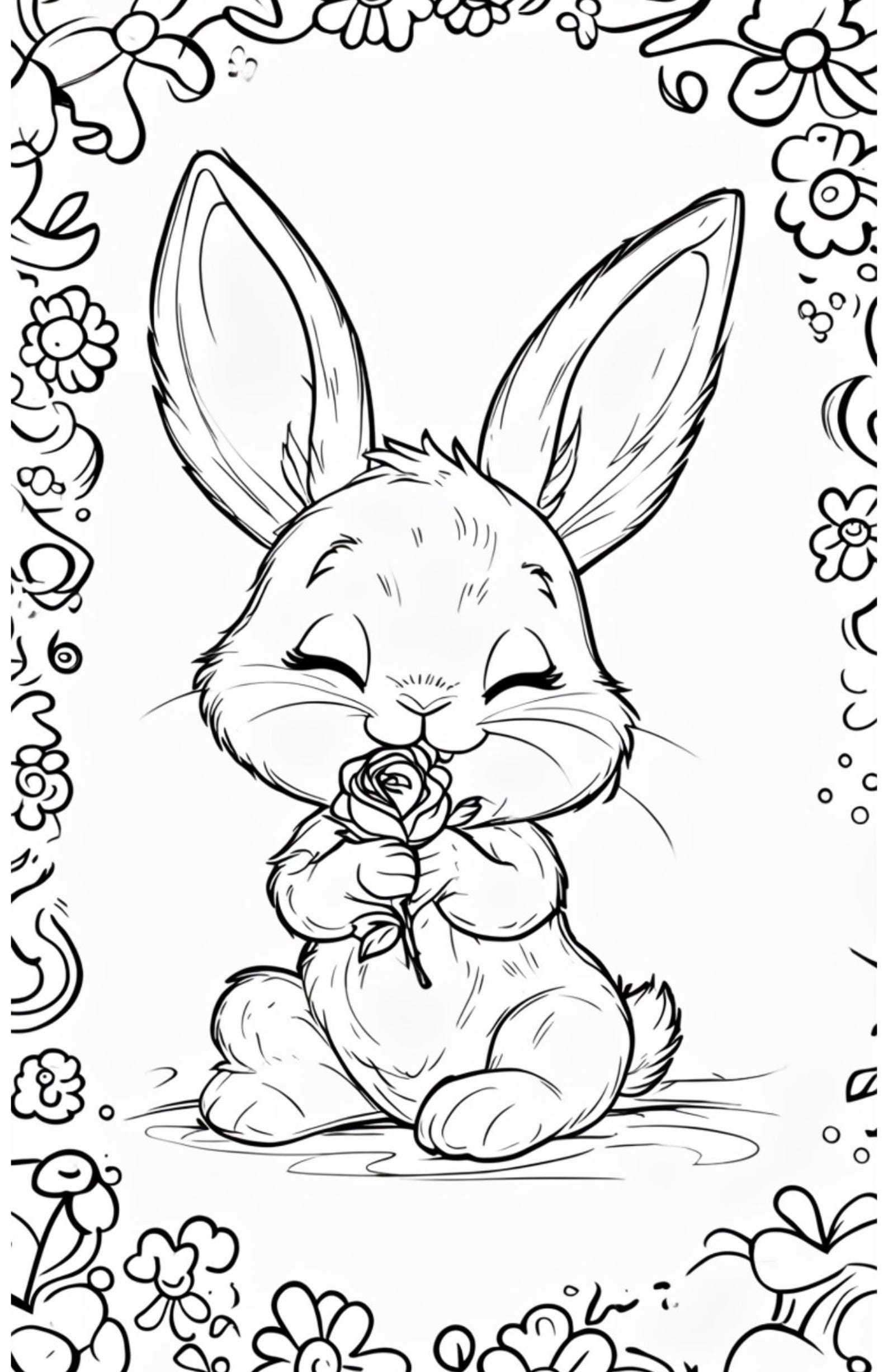 Bunny Tales and Easter Trails Coloring Sheets - Digital - Etsy