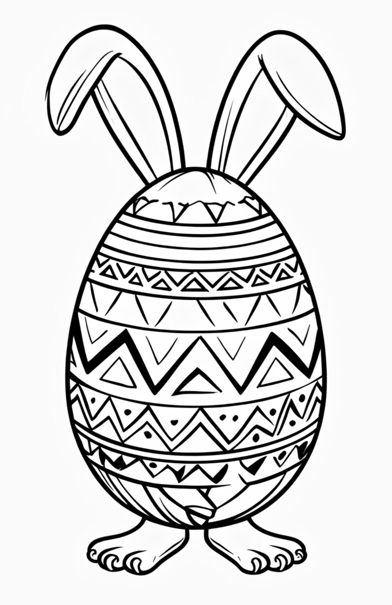 Bunny Tales and Easter Trails Coloring Sheets - Digital - Etsy