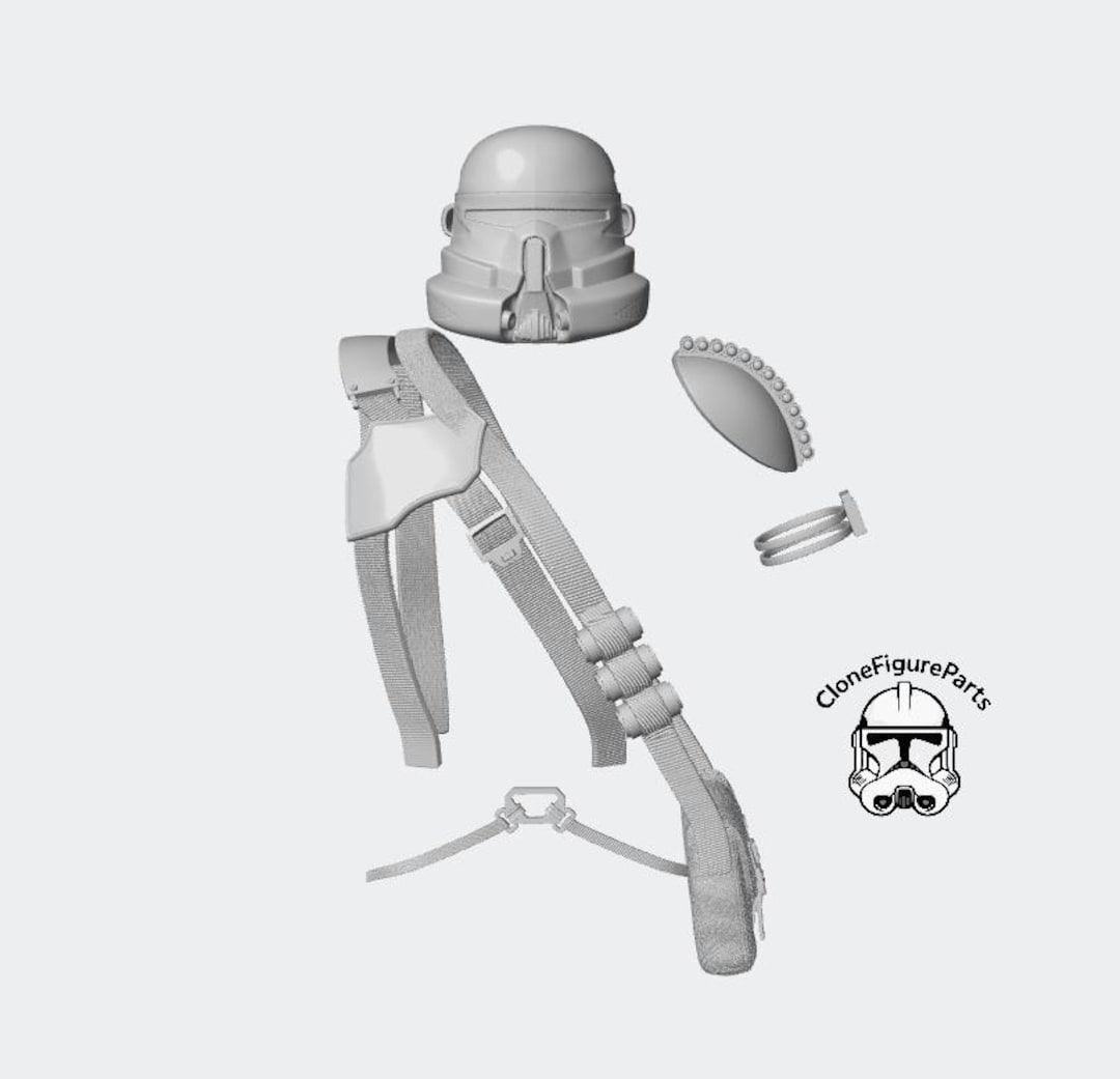 Clone Airborne Purge Trooper Armor Resin Star Wars 1/6 - 1/12 Scale - Etsy
