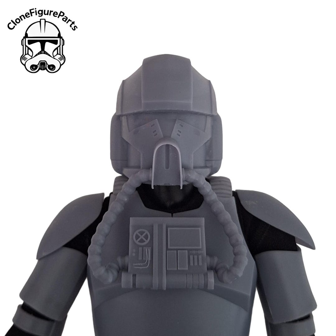 Clone Trooper Pilot Phase II Helmet Resin Star Wars 1/6 - 1/12 Scale - Etsy