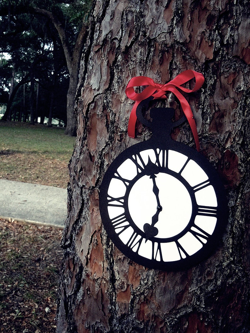 Alice in Wonderland Party Decoration Printable Pocket Watch/ - Etsy