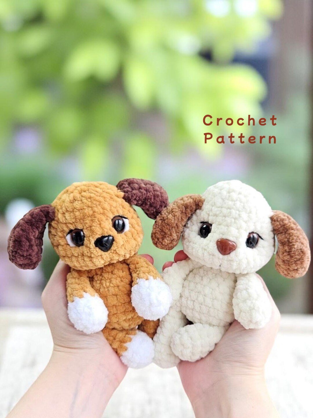 Mini Puppy Dog Crochet Pattern PDF, Amigurumi Dog Tutorial, DIY Dog ...