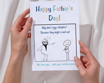 Printable Father's Day Card / You Nailed It Father's Day Card / Funny ...