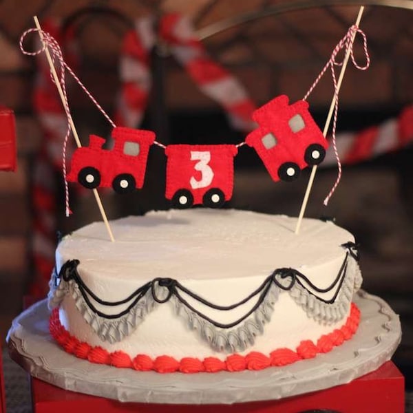 Train Cake Topper - Etsy