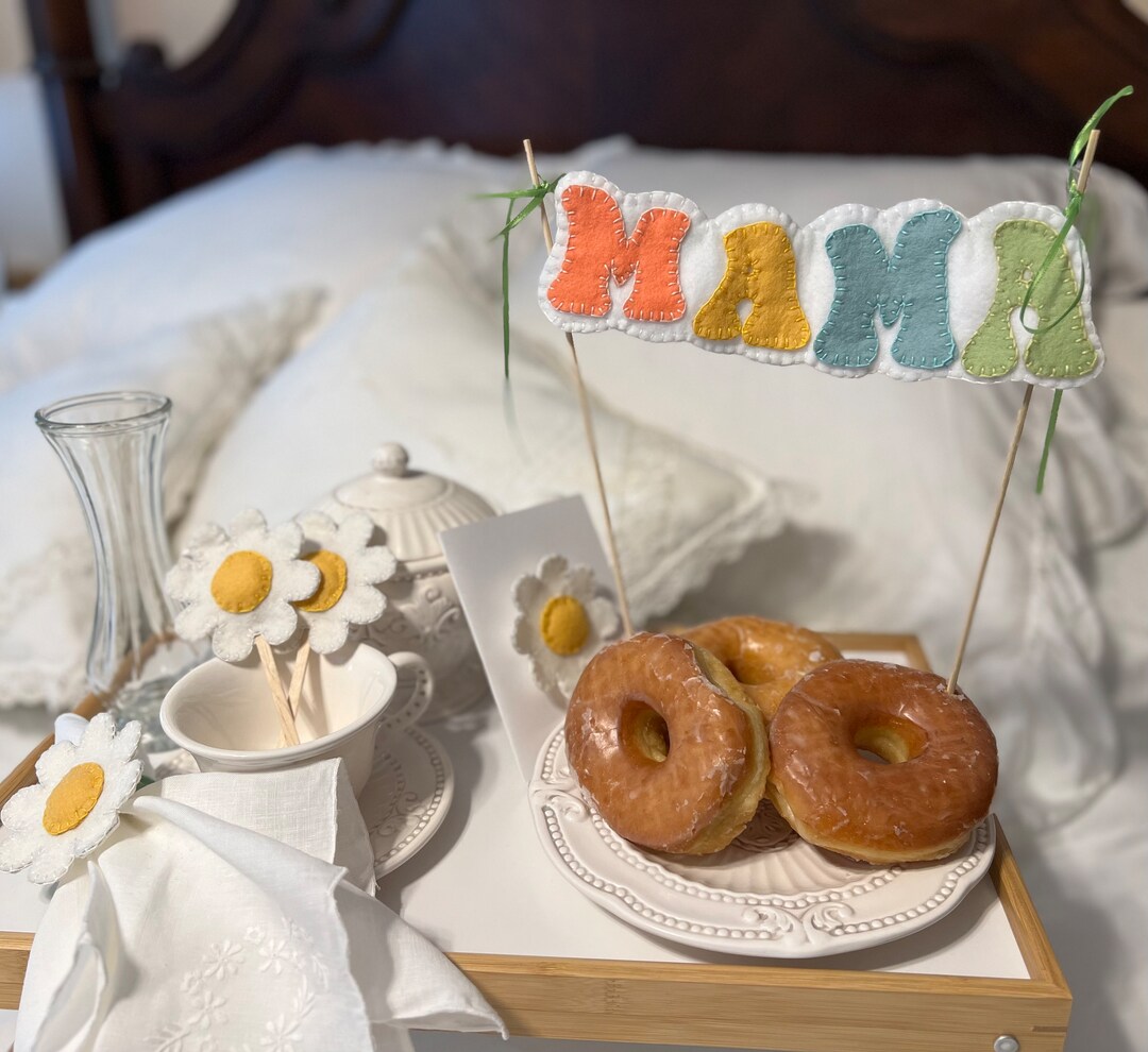 Groovy Birthday Breakfast in Bed Kit Breakfast Decoration Mothers ...