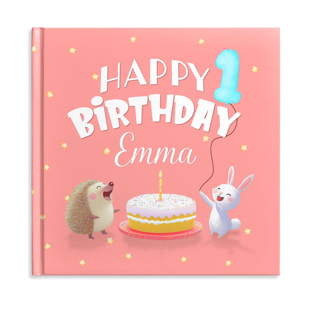 First Birthday Gift, Personalized Children's Book, Present for Kid Bday ...