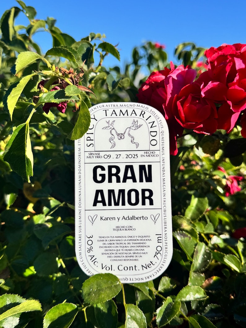 Custom Gran Malo Bottle Sticker for Any Occasion - Etsy