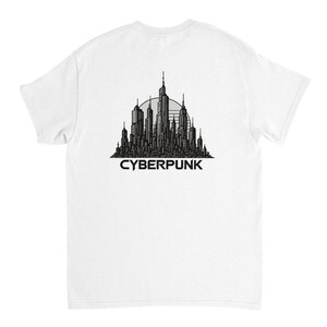 Cyberpunk Graphic T-shirt – Heavyweight Unisex Streetwear | Front ...
