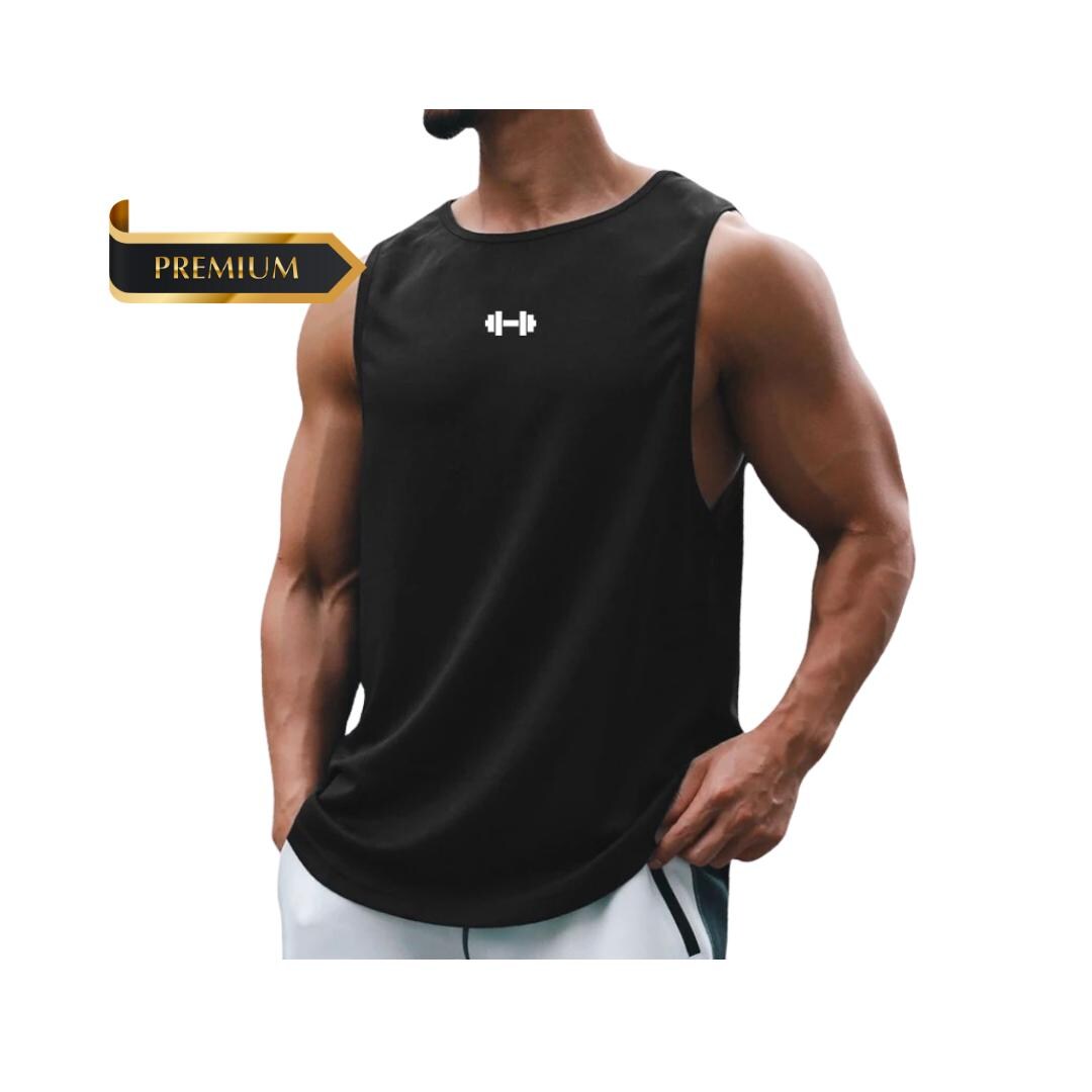 Men's Stringer Tank Top, Handmade Muscle Fit Gym Shirt, Summer Running ...