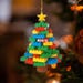Personalized Master Builder Bricks Christmas Tree 2D Flat Acrylic ...