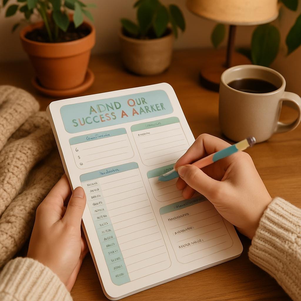 ADHD Daily Success Planner | 30-day Focus & Calm Printable ...
