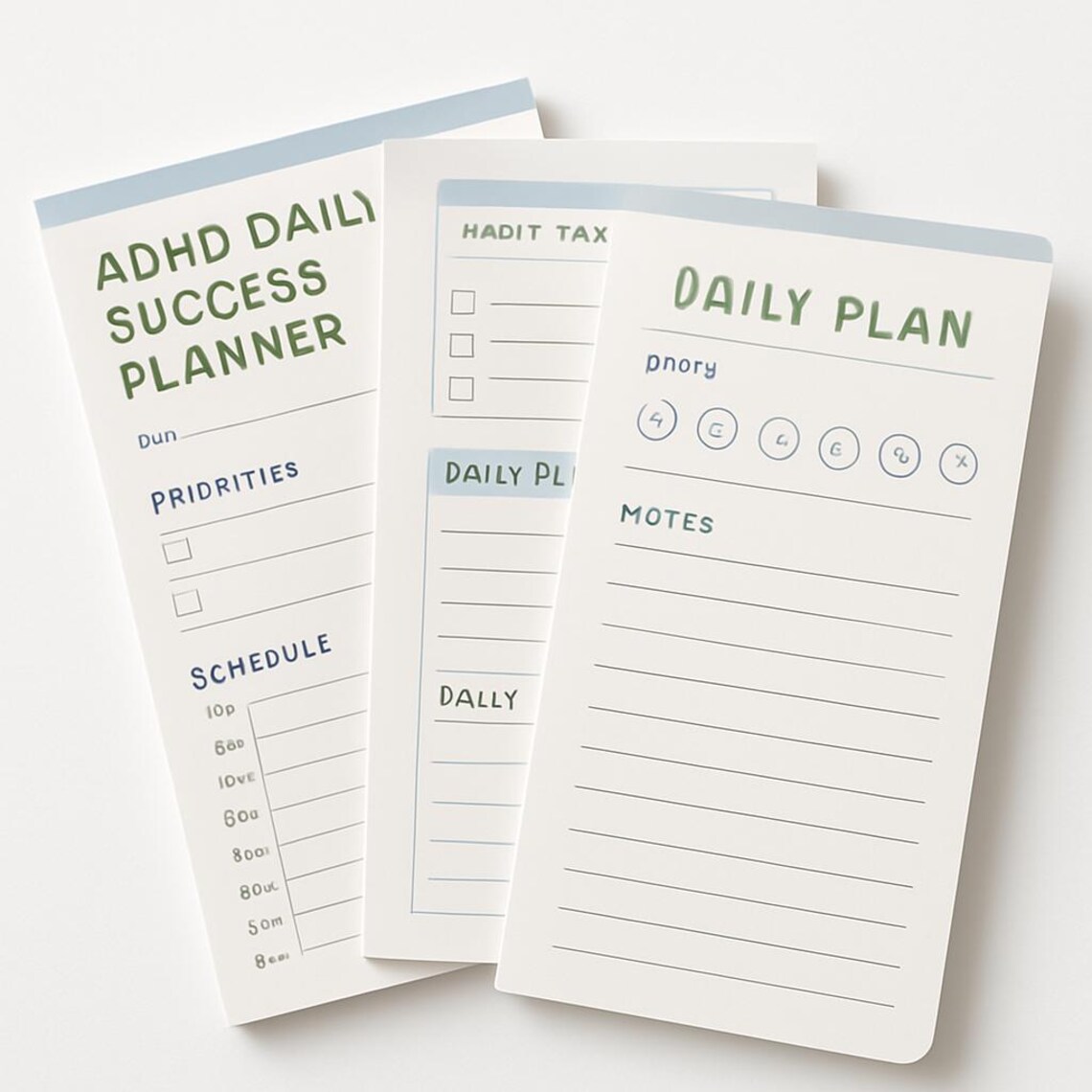 ADHD Daily Success Planner | 30-day Focus & Calm Printable ...