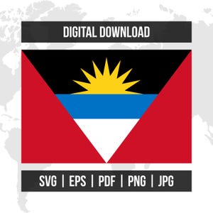 Antigua and Barbuda Flag | National Flag | Svg Eps Pdf Png Jpg | High ...