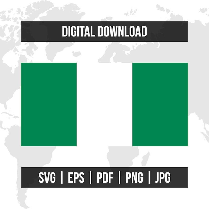 Nigeria Flag | National Flag | Svg Eps Pdf Png Jpg | High-quality ...