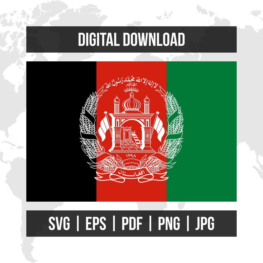 Afghanistan Flag | National Flag | Svg Eps Pdf Png Jpg | High-quality ...