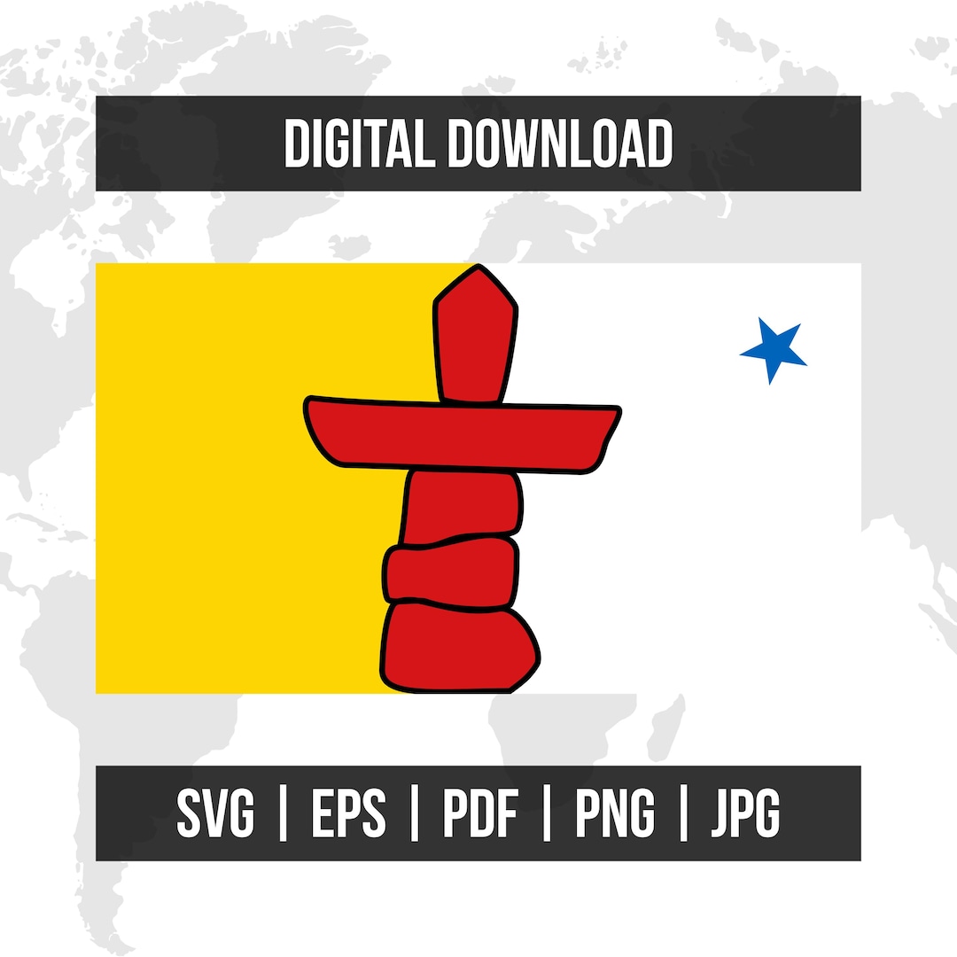 Nunavut Flag | Territory Flag | Svg Eps Pdf Png Jpg | High-quality ...