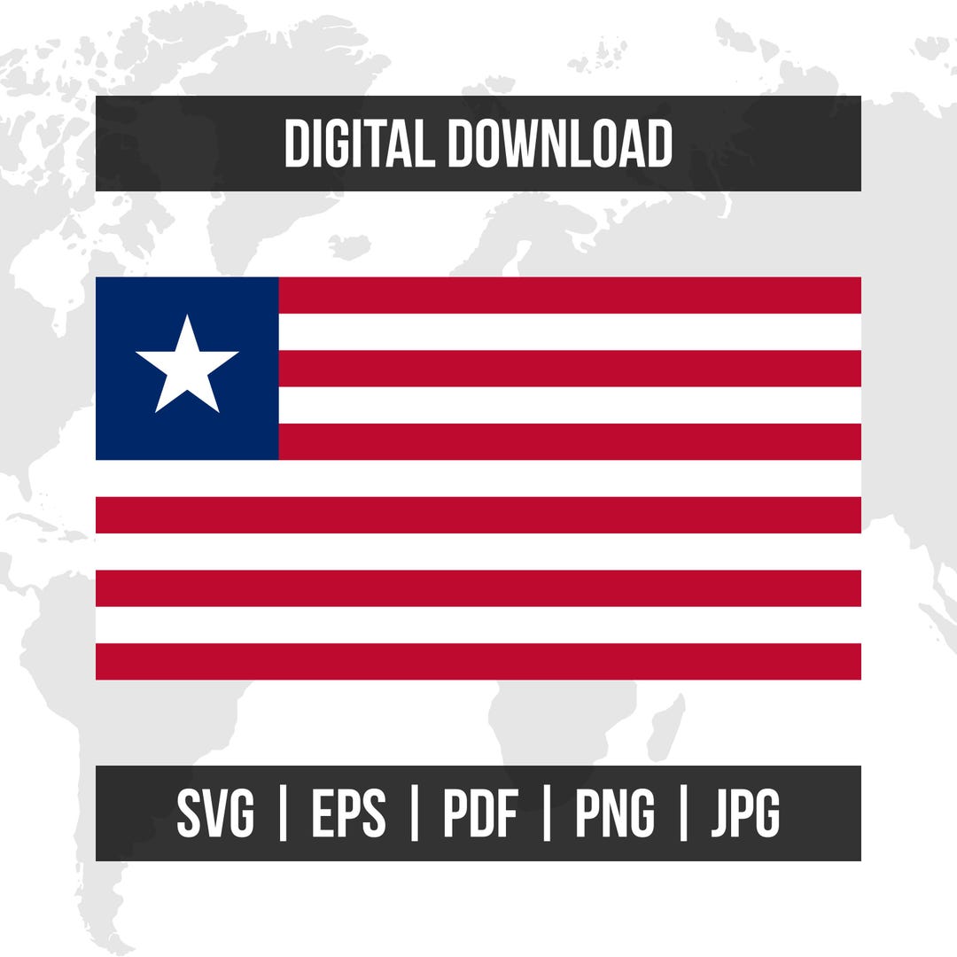 Liberia Flag | National Flag | Svg Eps Pdf Png Jpg | High-quality ...