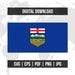Alberta Flag | Provincial Flag | Svg Eps Pdf Png Jpg | High-quality ...