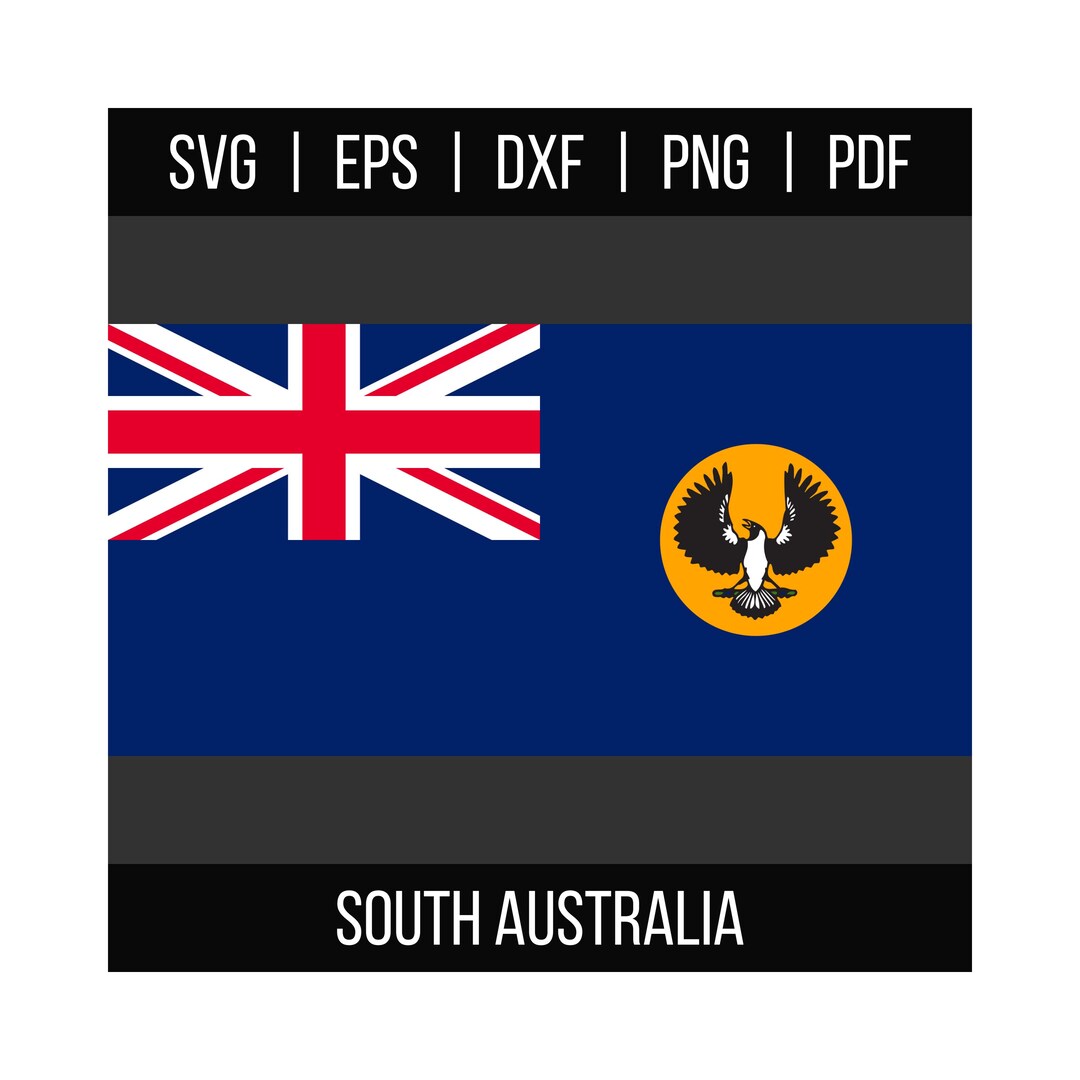 South Australia Flag | Svg Eps Dxf Png Pdf | HQ High-res Digital ...