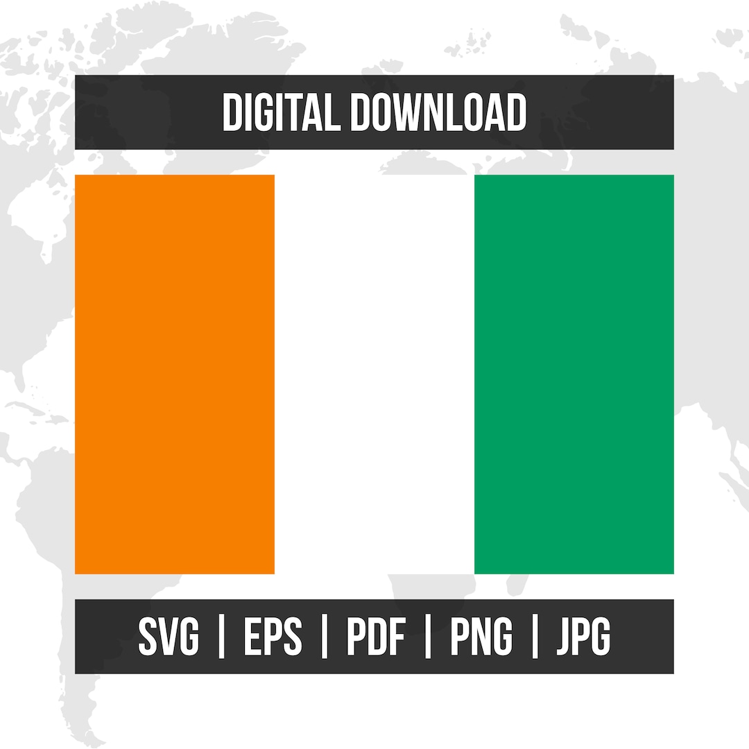 Ivory Coast Flag | National Flag | Svg Eps Pdf Png Jpg | High-quality ...