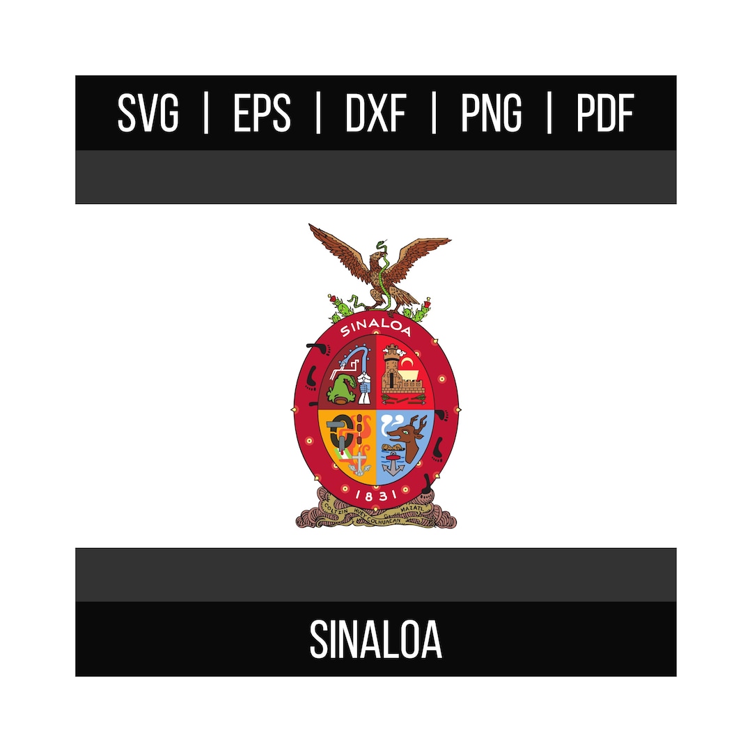 Sinaloa Flag | State Flag | Svg Eps Dxf Png Pdf | HQ High-res Vector ...