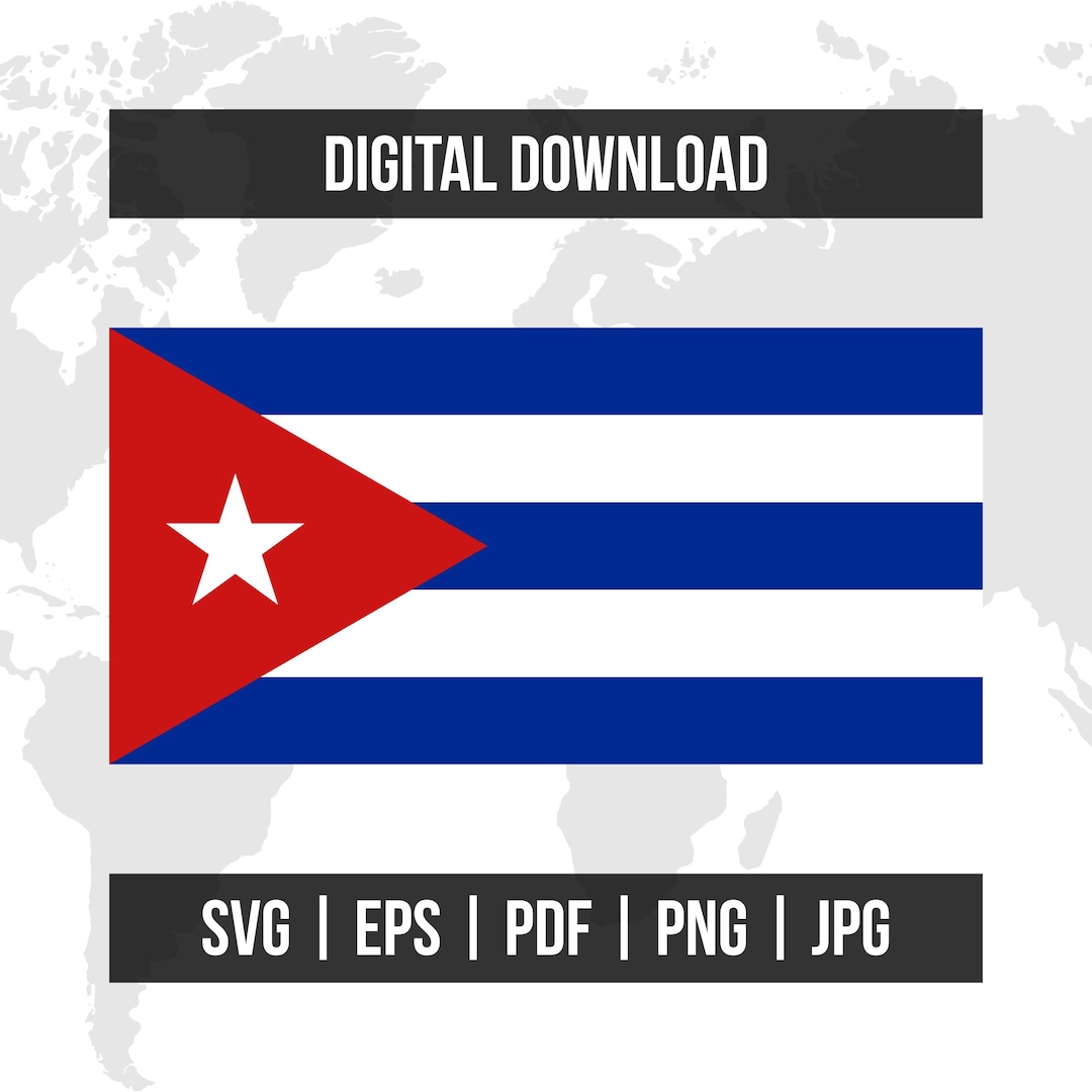 Cuba Flag | National Flag | Svg Eps Pdf Png Jpg | High-quality Vector ...