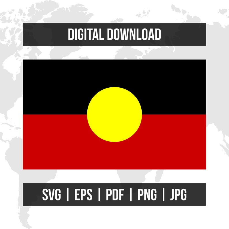Aboriginal Australia Indigenous Flag | Indigenous Flag | Svg Eps Pdf ...
