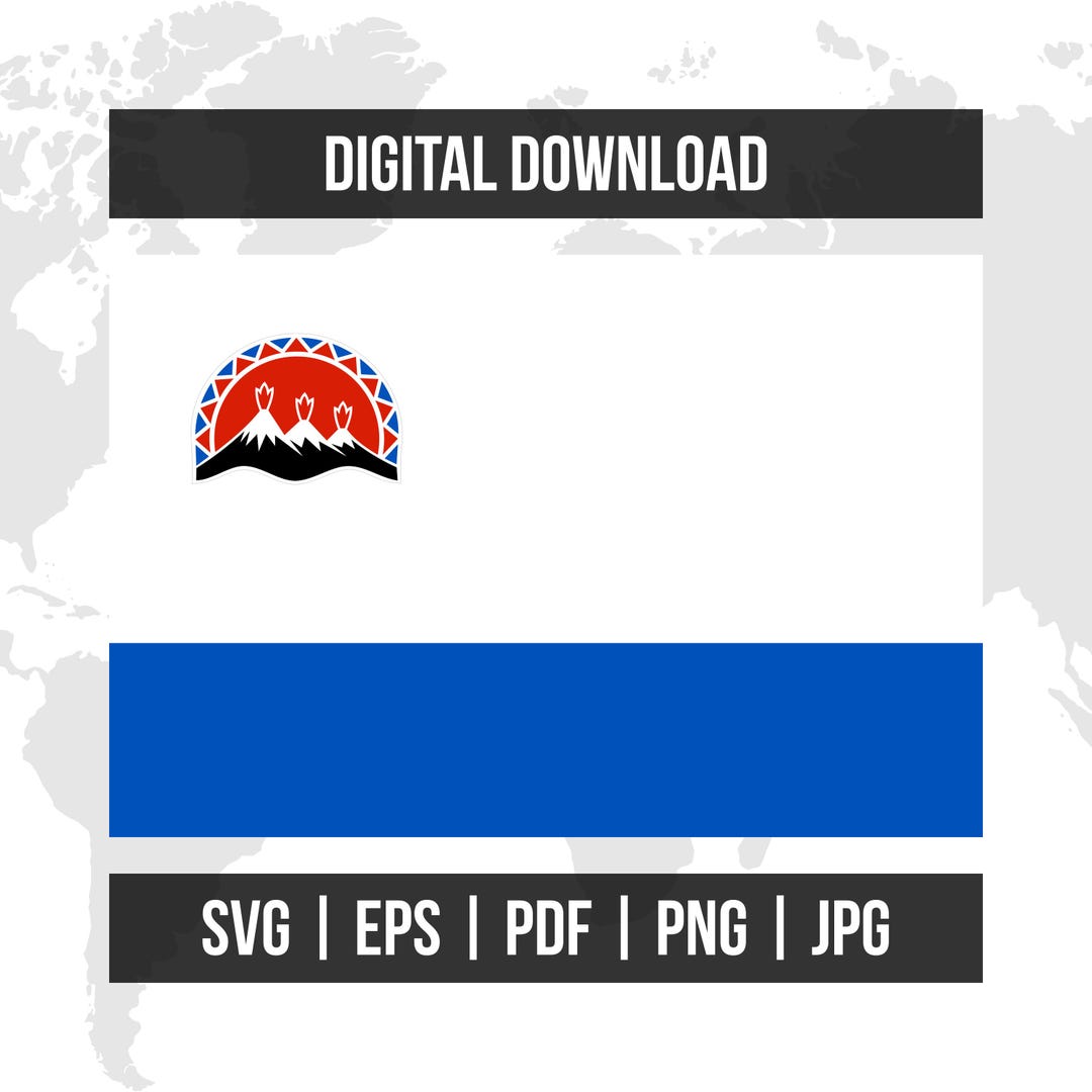 Kamchatka Krai Flag | Krai Flag | Printable Vector Files | Digital ...