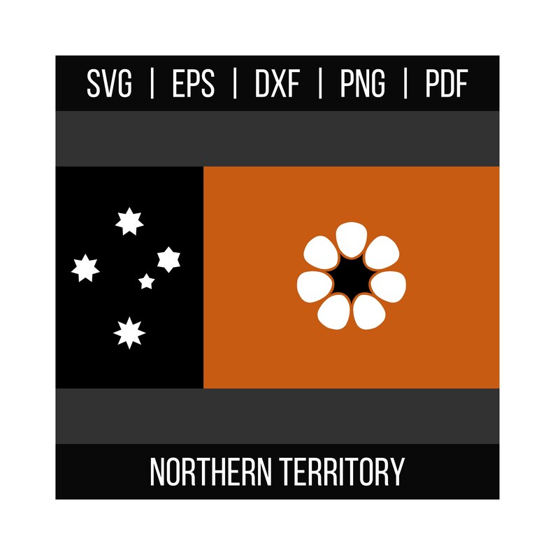 Northern Territory Flag | Svg Eps Dxf Png Pdf | HQ High-res Digital ...