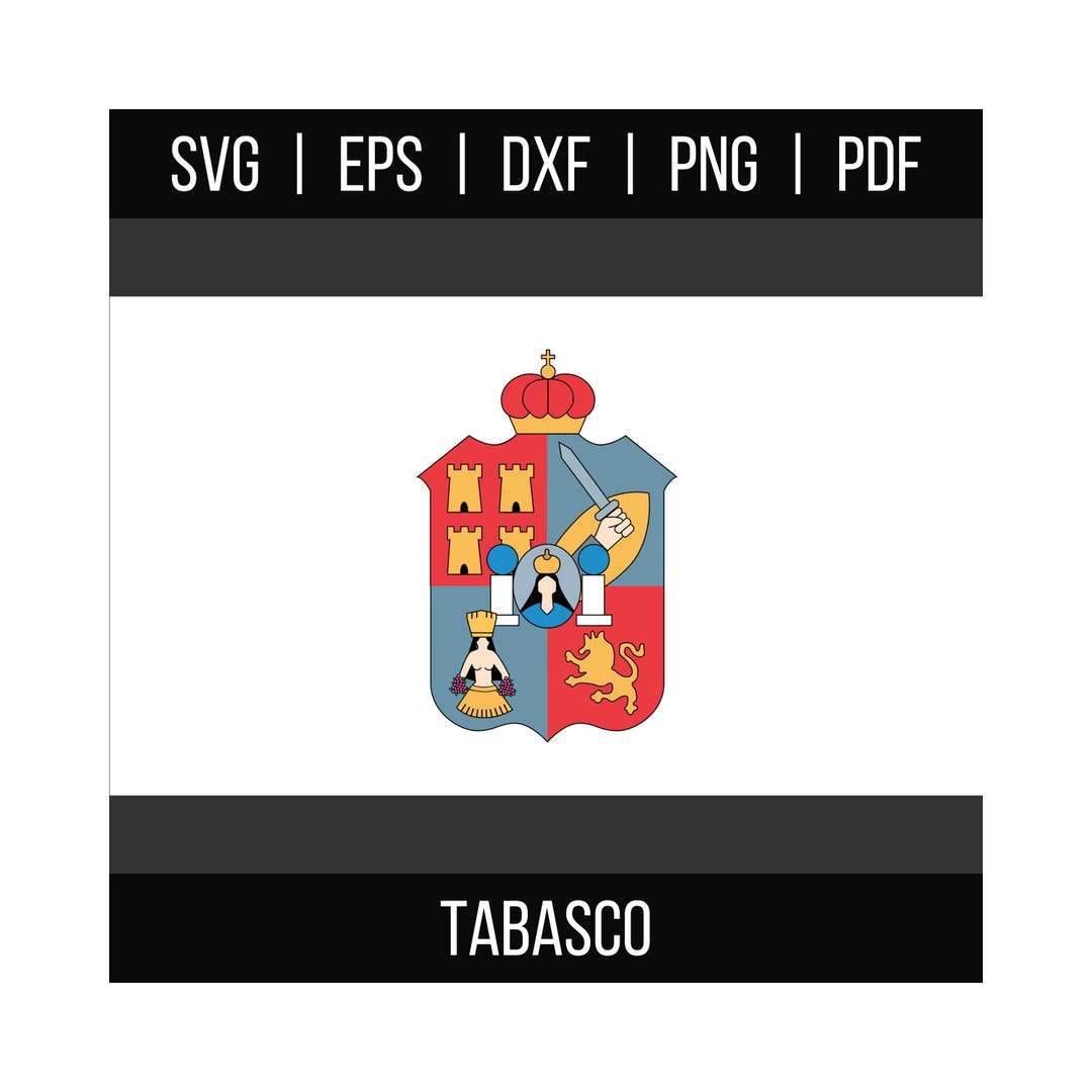 Tabasco Flag | State Flag | Svg Eps Dxf Png Pdf | HQ High-res Vector ...