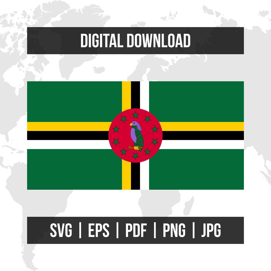 Dominica Flag | National Flag | Svg Eps Pdf Png Jpg | High-quality ...