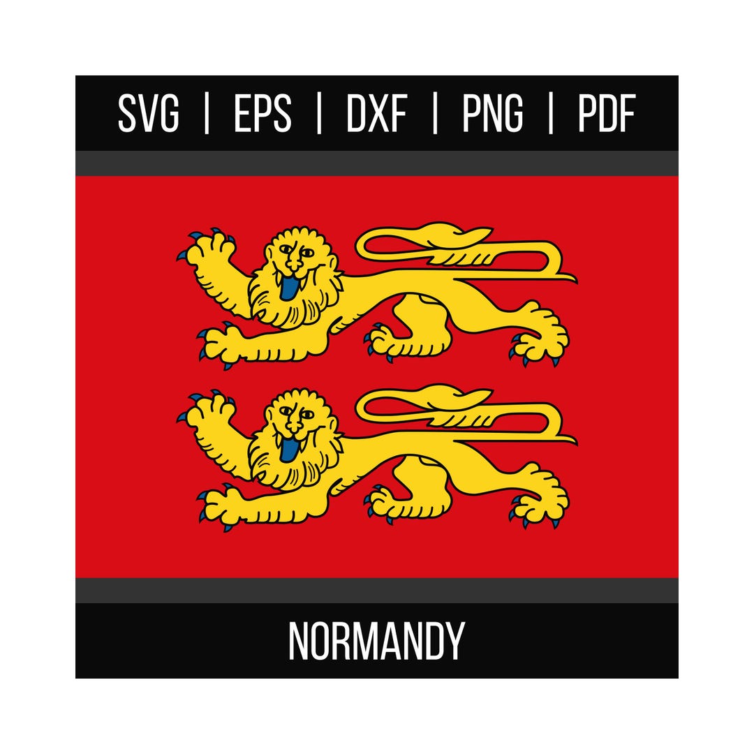 Normandy Flag | Regional Flag | Svg Eps Dxf Png Pdf | HQ High-res ...