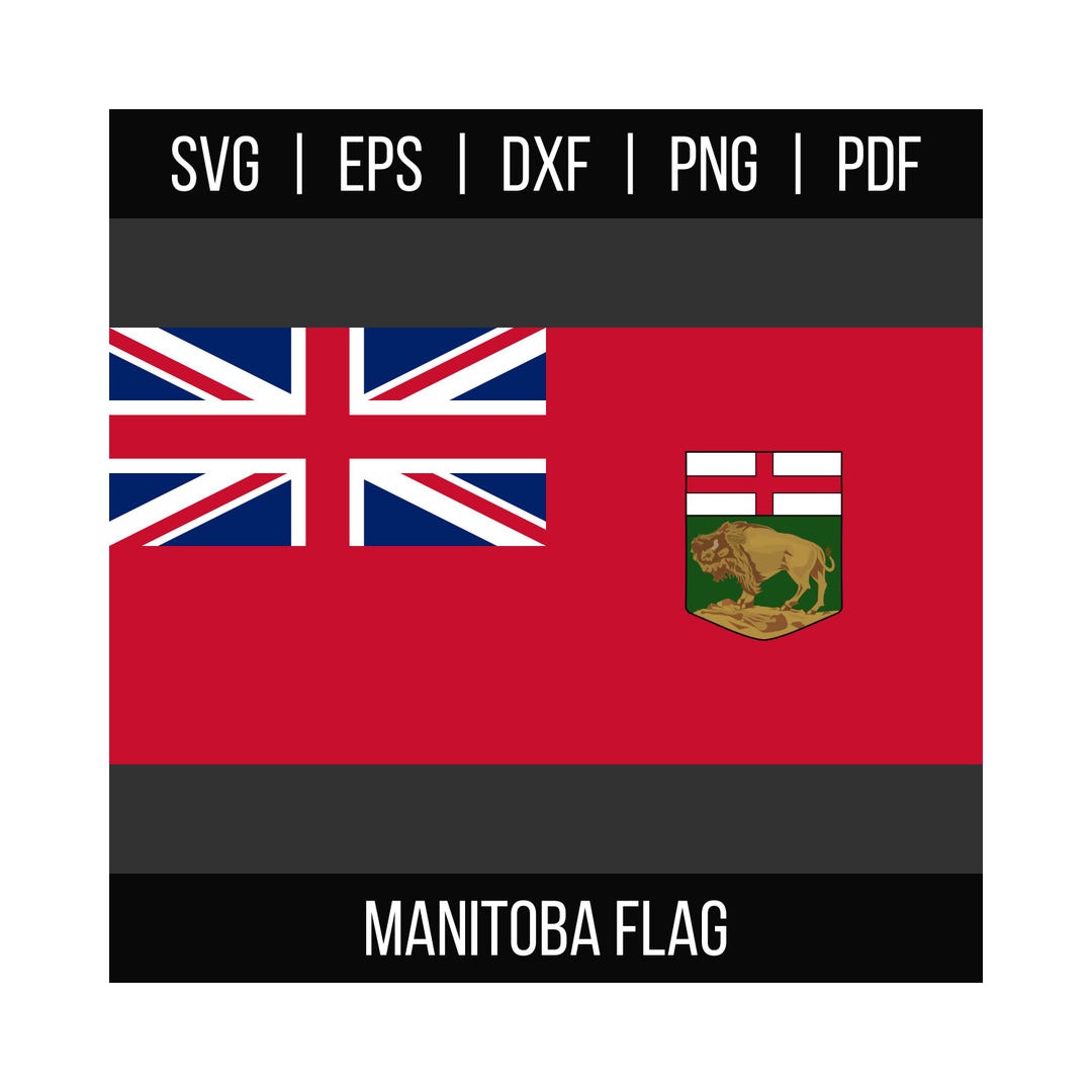 Manitoba Flag | Svg Eps Dxf Png Pdf | HQ High-res Digital Download - Etsy