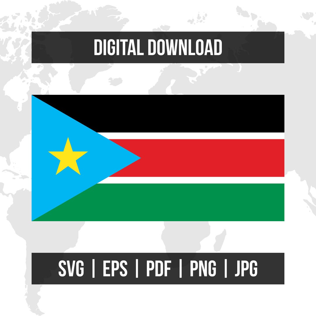 South Sudan Flag | National Flag | Svg Eps Pdf Png Jpg | High-quality ...