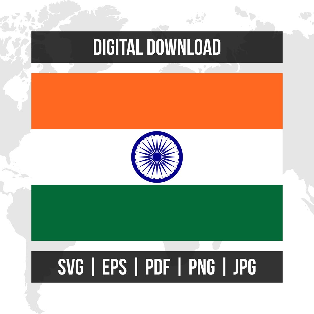 India Flag | National Flag | Svg Eps Pdf Png Jpg | High-quality Vector ...