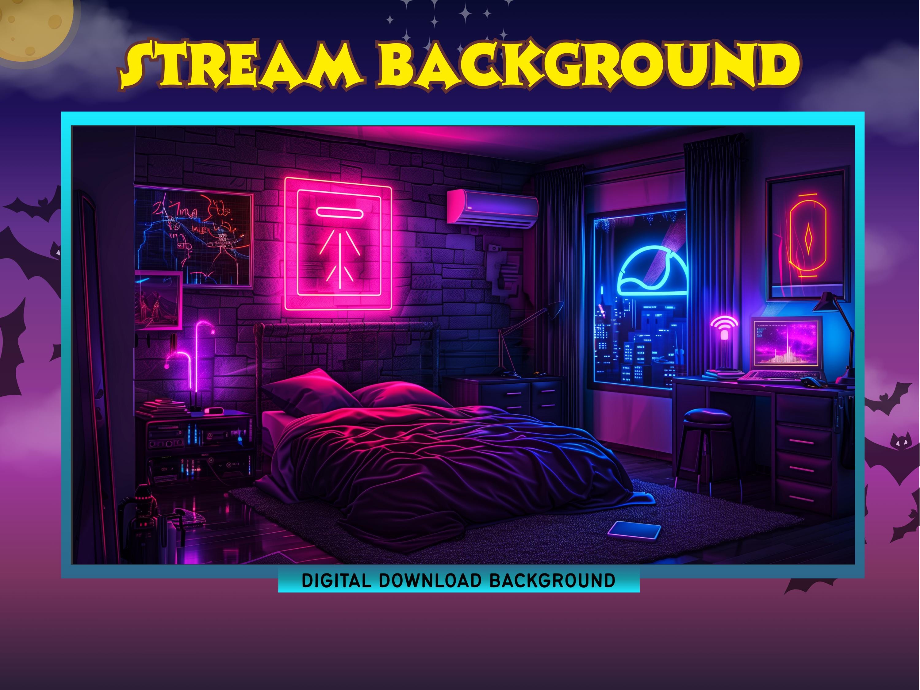 Gothic Cozy Streaming Background | Vtuber Room Decor - Etsy
