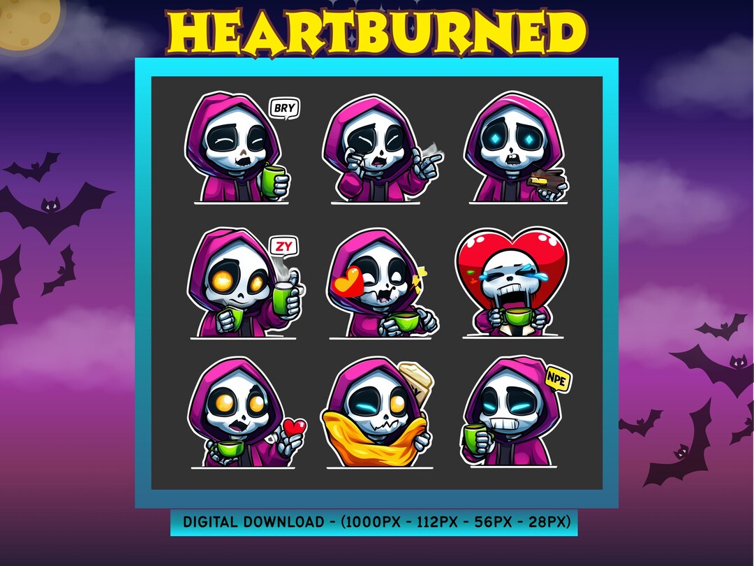 Chibi Twitch Emotes Pack | Pastel Streamer Emotes | Digital Download - Etsy