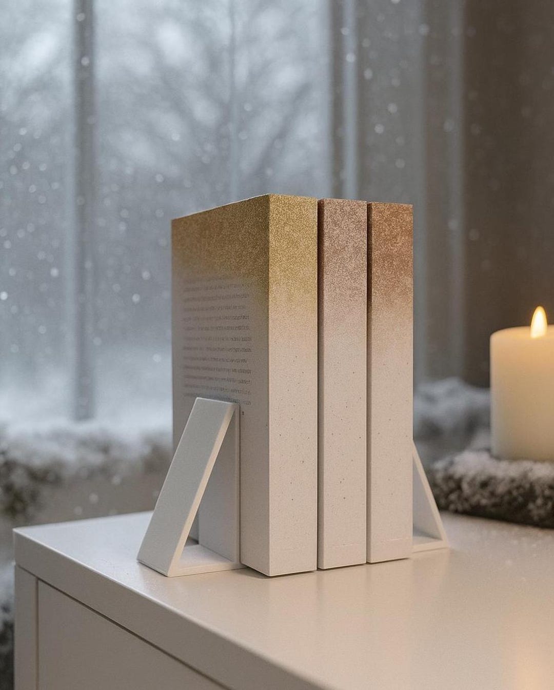 Modern Bookends – Minimalist Design for Bookshelves | Stylish Home ...