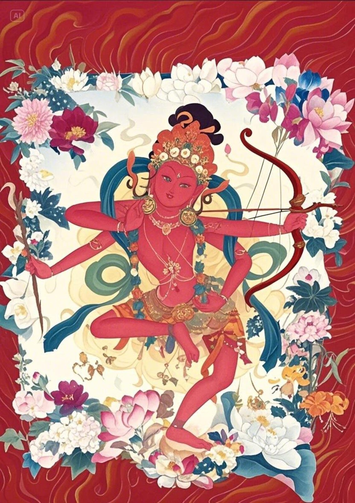 Kurukulla Wallpaper - Etsy