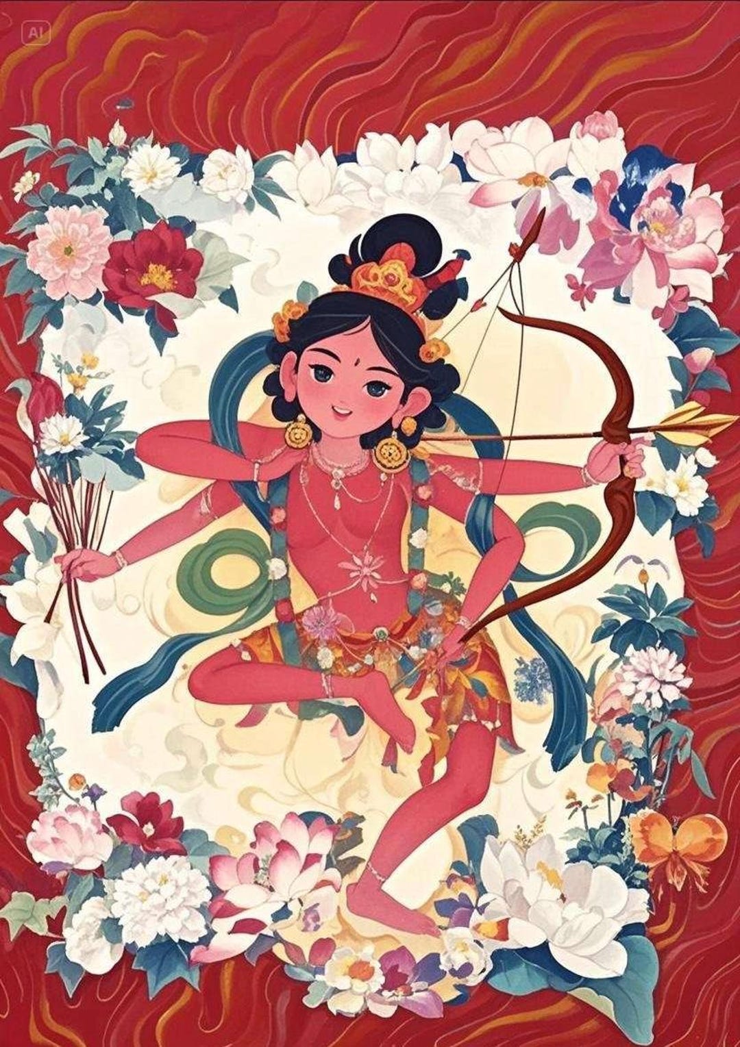 Kurukulla Wallpaper - Etsy
