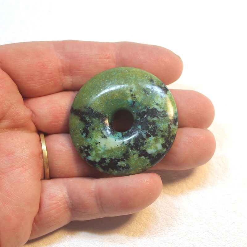 Stone Donut Pendant - Etsy