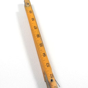 Vintage Wood Folding Ruler, 60 Inch - 150 Mm Wooden Ruler - Etsy
