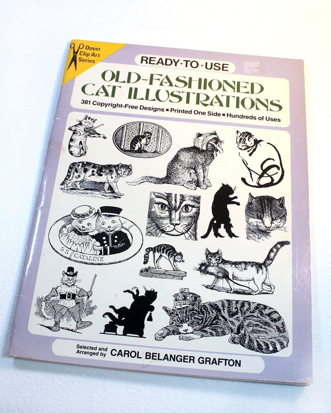 Ready to Use Old-fashioned Cat Illustrations, 1992, by Carol Belanger ...
